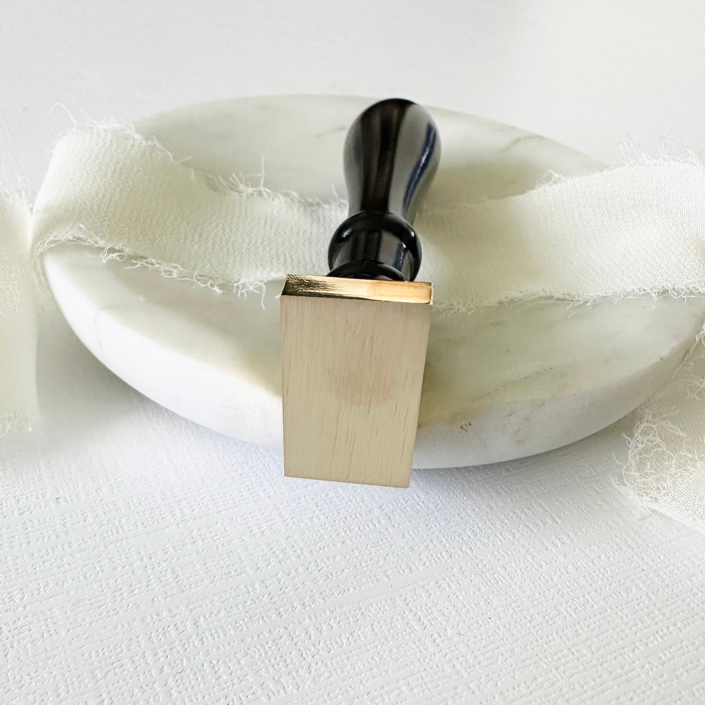 Blank Rectangle Wax Stamp