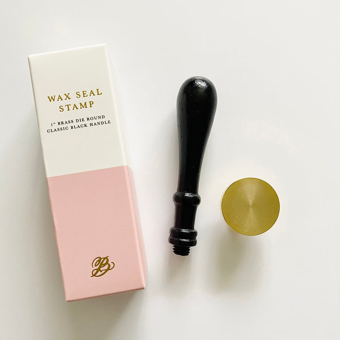 Blank Round Wax Stamp